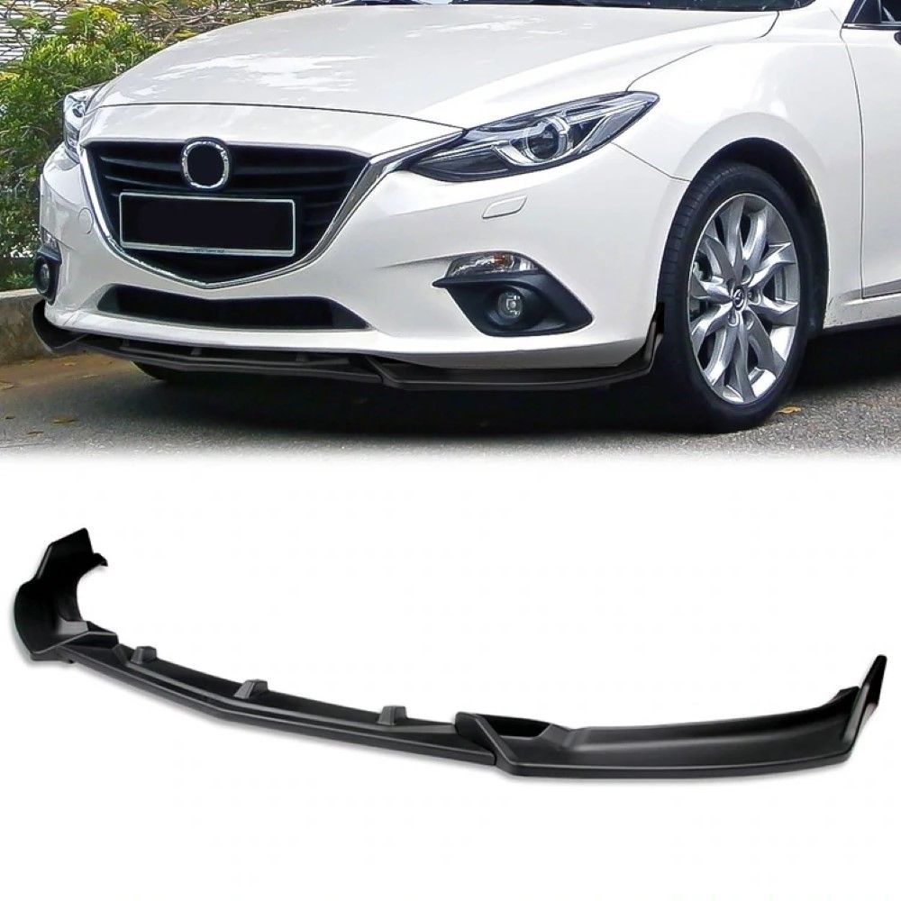 2014-2018 Mazda 3 Sedan Hathcback Front Bumper Lip - 3 Pieces Design ...