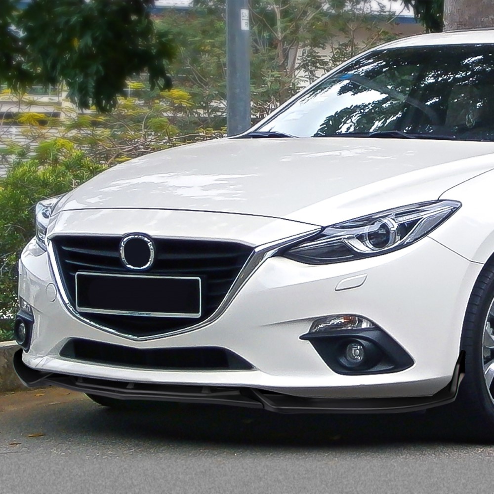 2014-2018 Mazda 3 Sedan Hathcback Front Bumper Lip - 3 Pieces Design ...