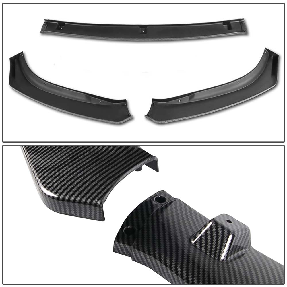 2014-2018 Mazda 6 Front Bumper Lip - 3 Pieces Design - CF Look