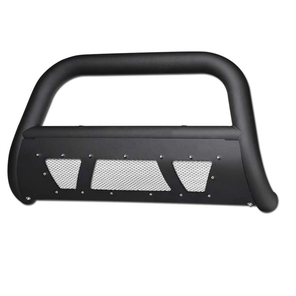 JL|BGHD-HIGH14-AM-MB|2014-2019 Toyota Highlander Studded Mesh Bull Bar ...
