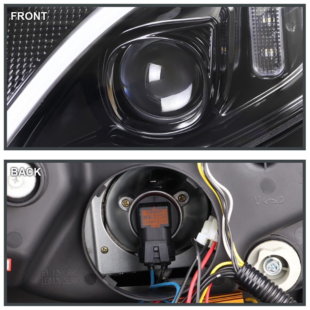 2015-2018 Mercedes Benz W205 C180 LED DRL + Switchback Signal LED Low ...