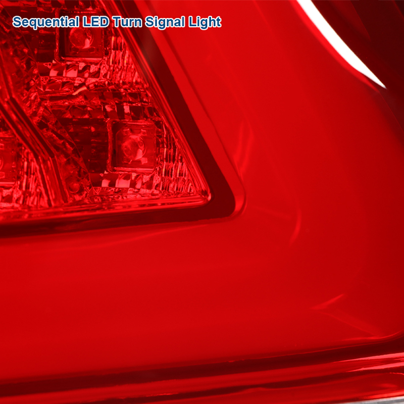 2015-2021 Subaru WRX/WRX STI Sequential LED Red Brake Tail Lights LT ...