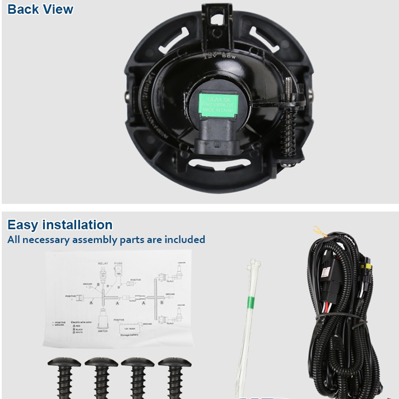 2015-2020 Dodge Charger Factory-Style Projector Fog Lights