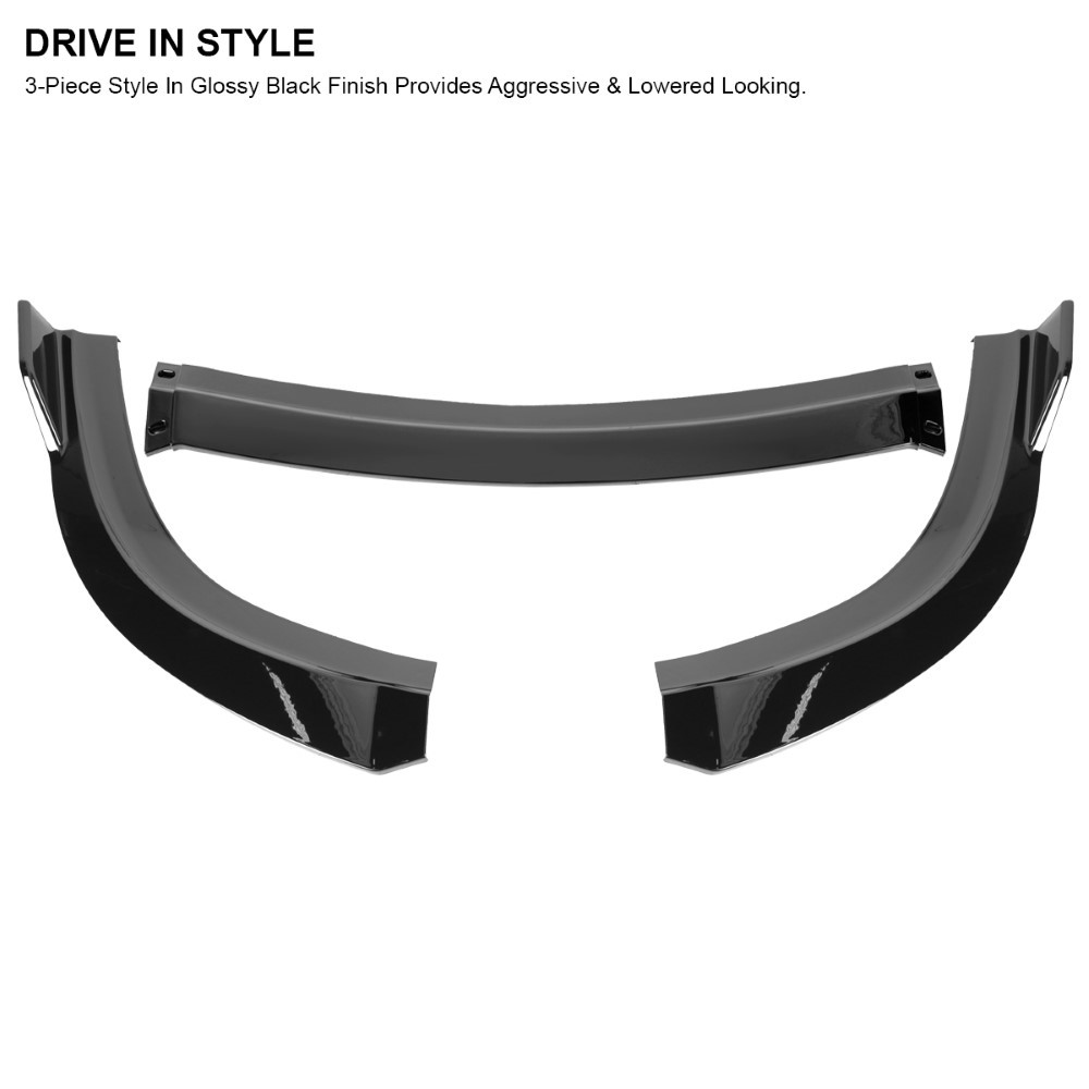 Spec-D Tuning 2015-2021 Chrysler 300 3PC Style Glossy Black Front ...