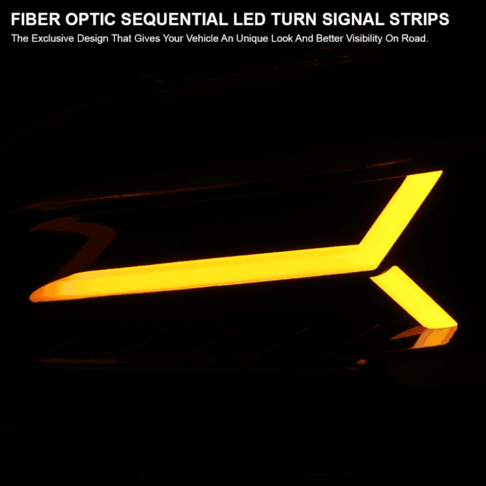 2015-2021 Subaru WRX / 15-17 STI LED Bar Projector Headlight w ...