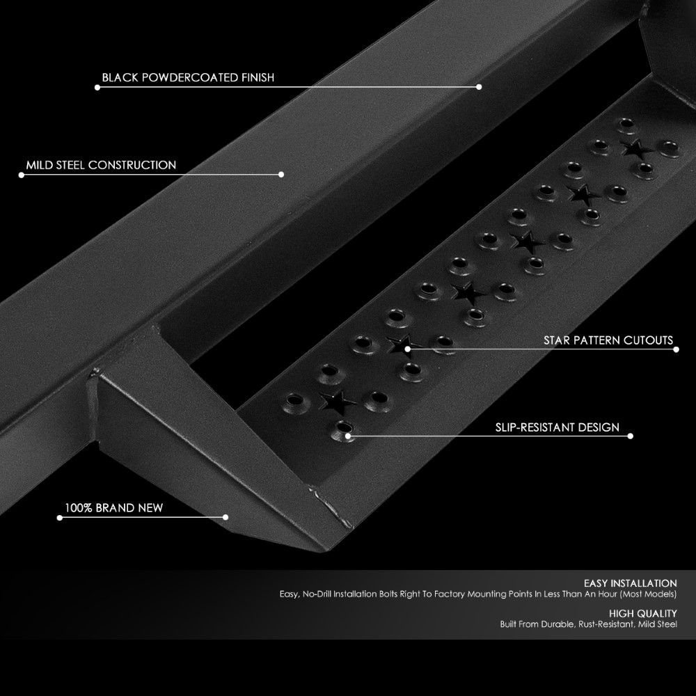 2015-2022 Ford F150/ F250 F350 Super Duty Crew Cab Drop Foot Step ...