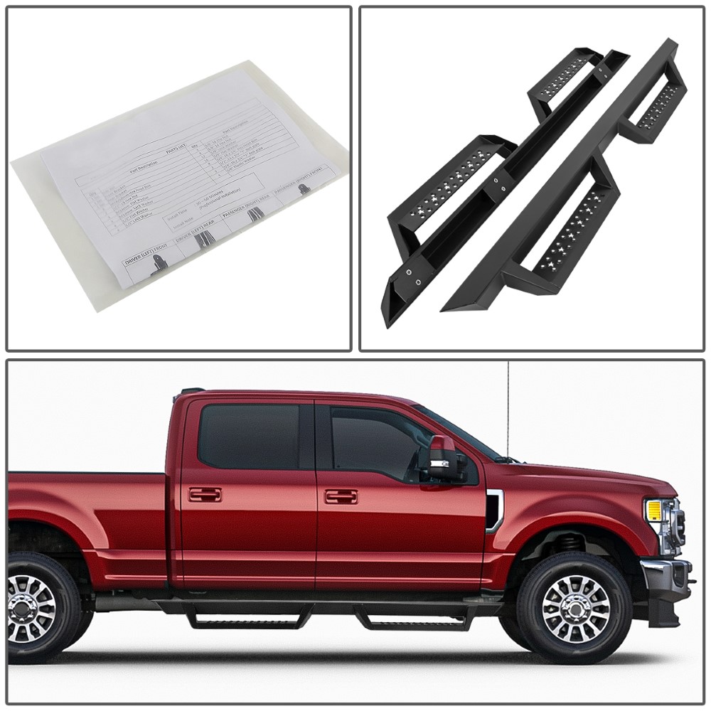 2015-2022 Ford F150/ F250 F350 Super Duty Crew Cab Drop Foot Step ...