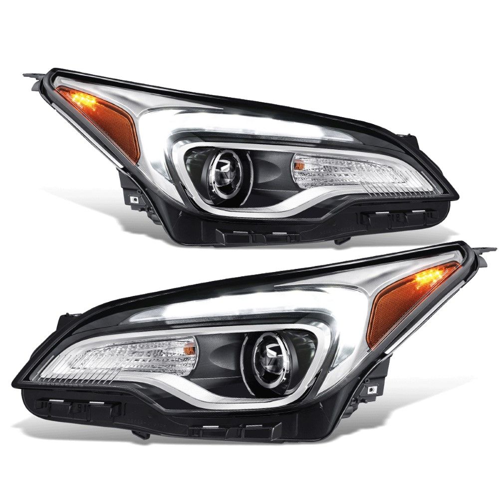 DNA - 2016-2018 Buick Envision LED DRL HID Projector Headlight - Set ...