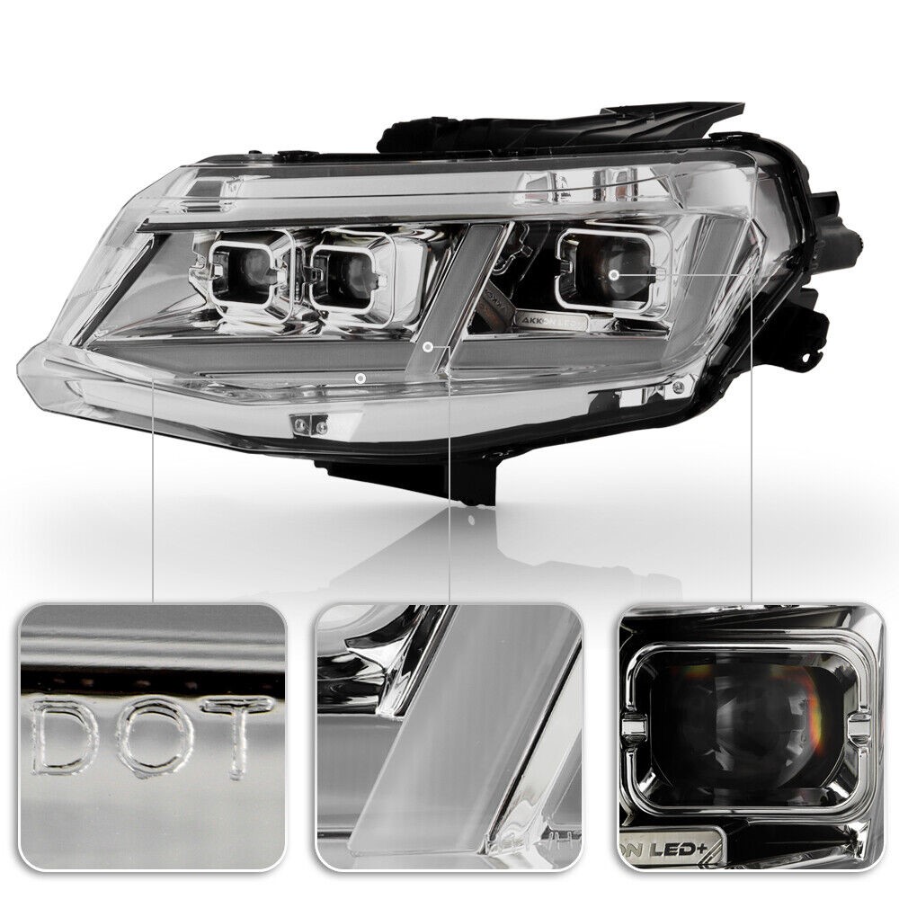 2016-2018 Chevrolet Camaro L Shape LED Tube/Switchback Headlights w ...