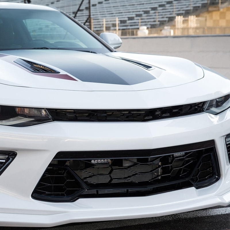 2016-2018 Chevy Camaro 50th Anniversary Glossy Black Front Hood Lower ...