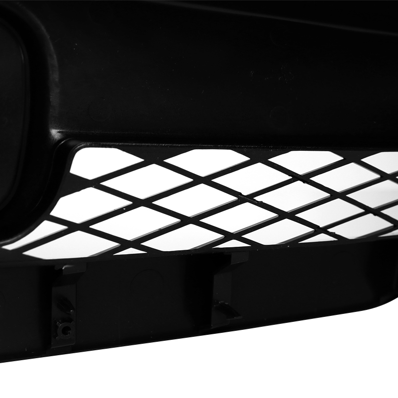 2016-2018 Honda Civic Glossy Black Polished Type R Style Mesh Front ...