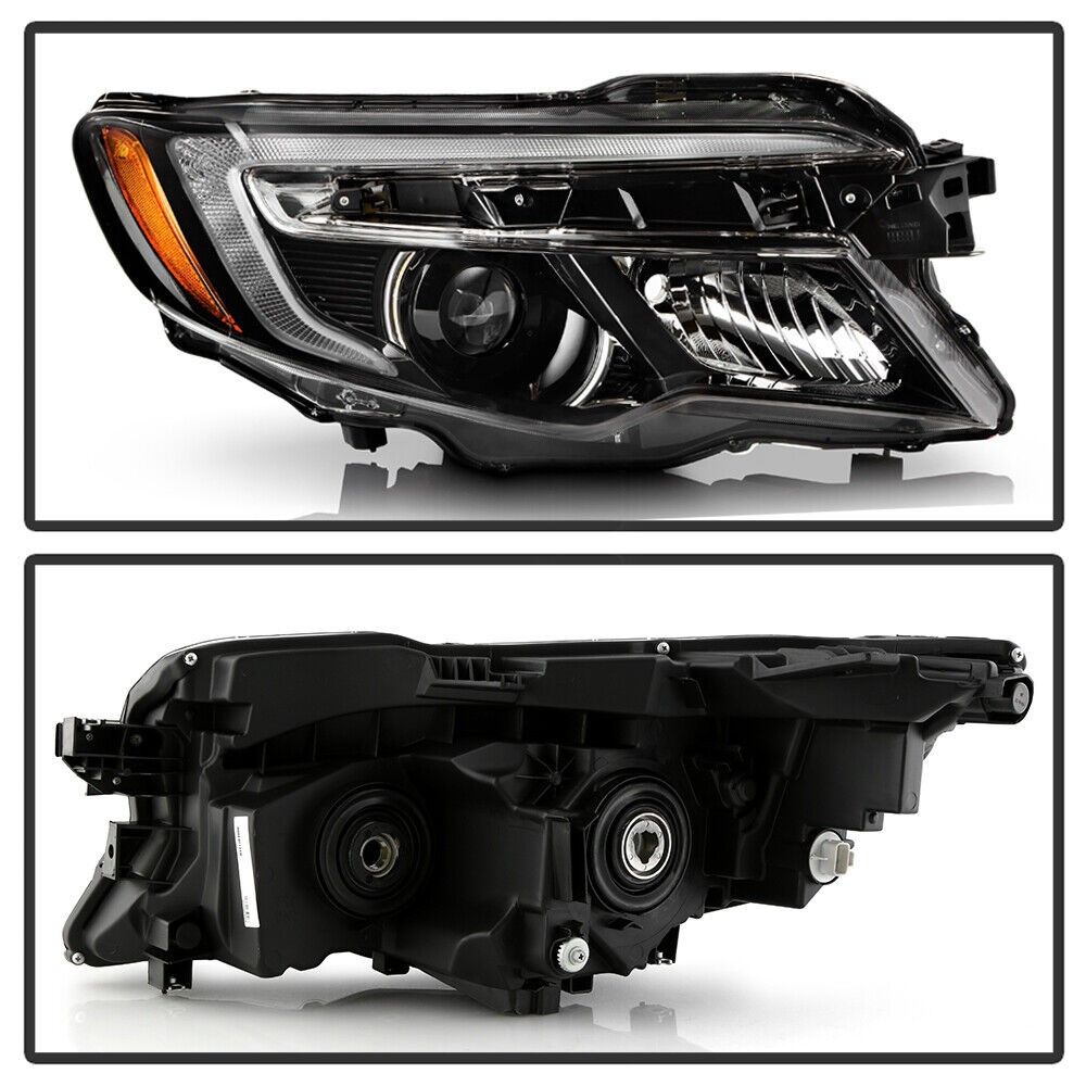 Spyder 2016-2018 Honda Pilot LX Halogen Projector Headlight - Passenger ...