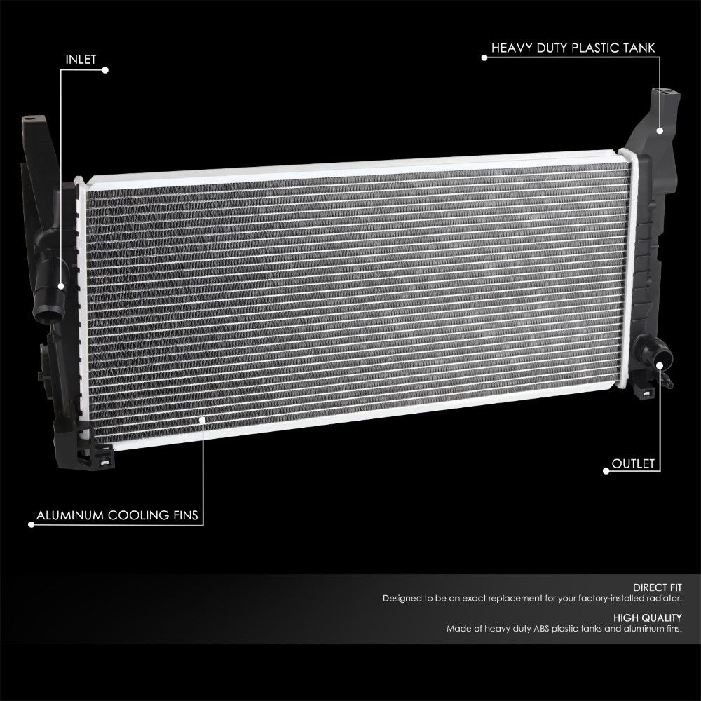 2016-2019 Mini Cooper Clubman S Convertible Radiator Aluminum Core ...
