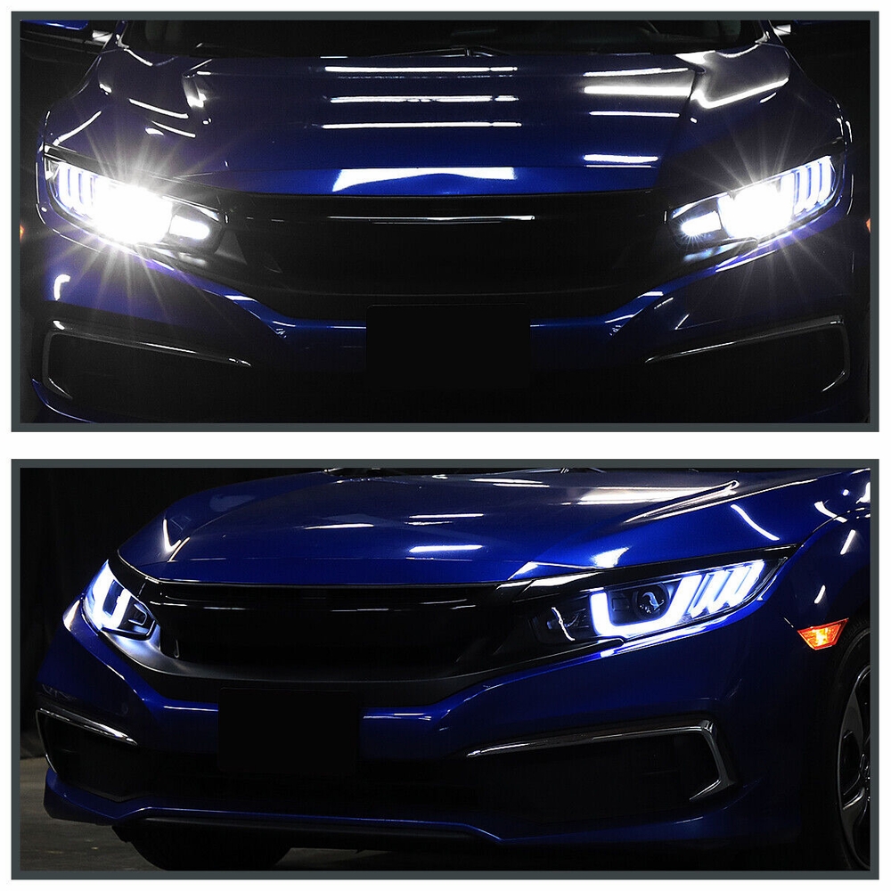 2016-2021 Honda Civic [Halogen Models] Full LED DRL & Sequential ...