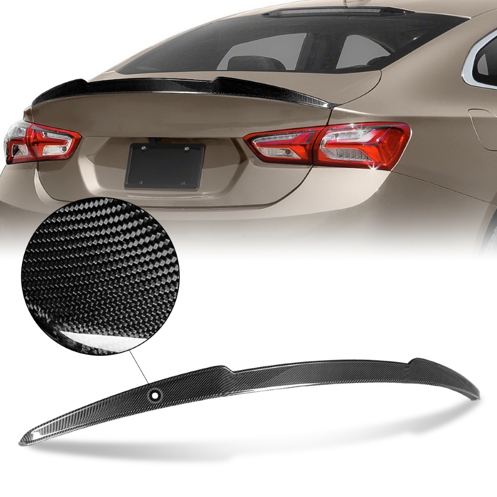 2016-2022 Chevrolet Malibu 4DR STP-Style Carbon Fiber Trunk Lid Spoiler ...