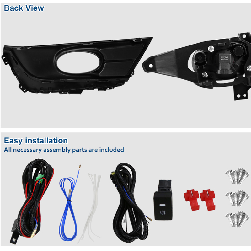 2017-2018 Honda CR-V Factory-Style Fog Lights Kit