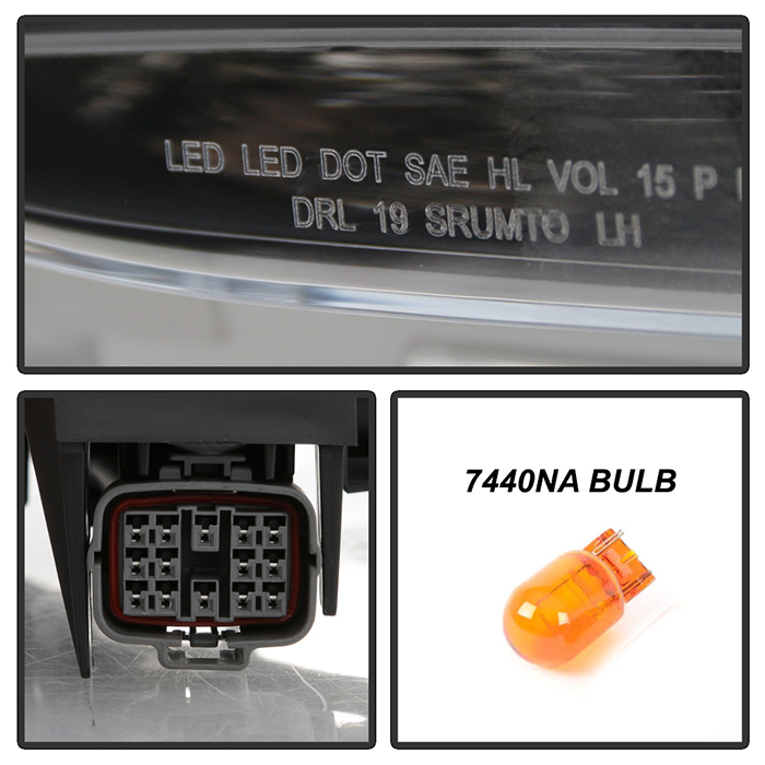 Spyder PRO-JH-MCX517-LED-AFS-SET 2017-2019 Mazda CX-5 LED DRL w/AFS LED Projector Headlights ...