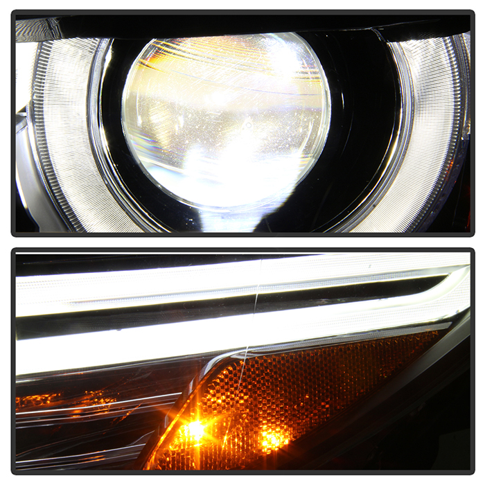 Spyder PRO-JH-MCX517-LED-AFS-SET 2017-2019 Mazda CX-5 LED DRL w/AFS LED Projector Headlights ...