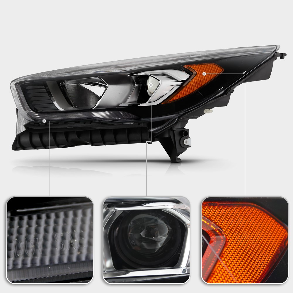 Spyder 2017-2019 Ford Escape OE-Style Projector Headlights w/ LED Light ...