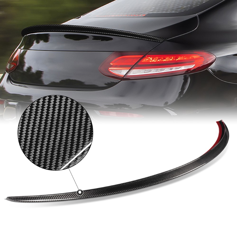 2017-2021 Mercedes C-Class Coupe W205 Carbon Fiber Trunk Spoiler Wing