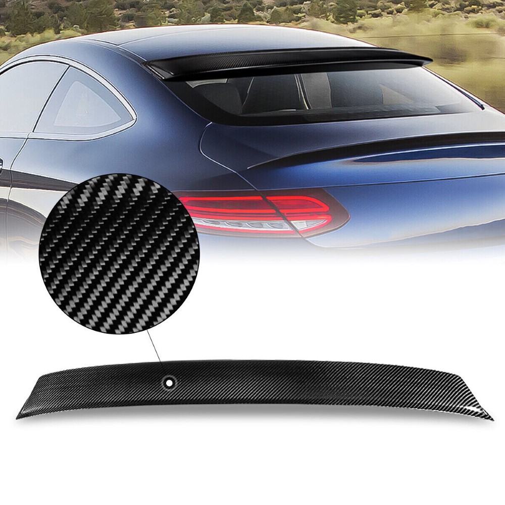 2017-2021 Mercedes C300 C250 Coupe Carbon Fiber Rear Windshield Roof ...