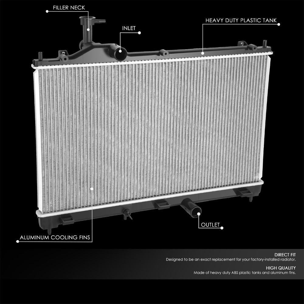 2018-2019 Mitsubishi Eclipse Cross Cooling Radiator OE Style Aluminum ...