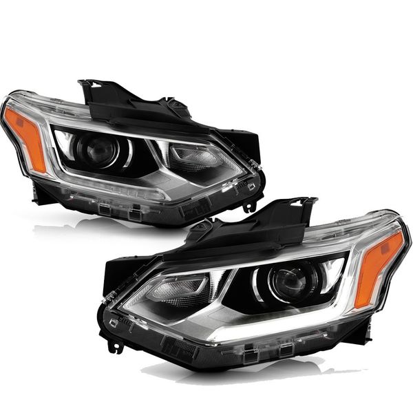 Spyder Auto 2018-2020 Chevy Traverse HID/Xenon LED DRL Projector ...