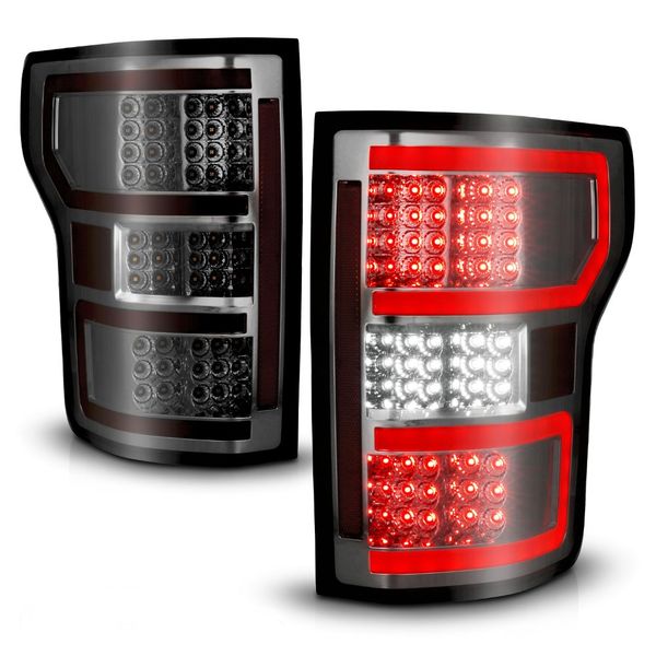 2018-2020 Ford F150 Full LED Design Tail Lights w/ C Shape LED Bars ...