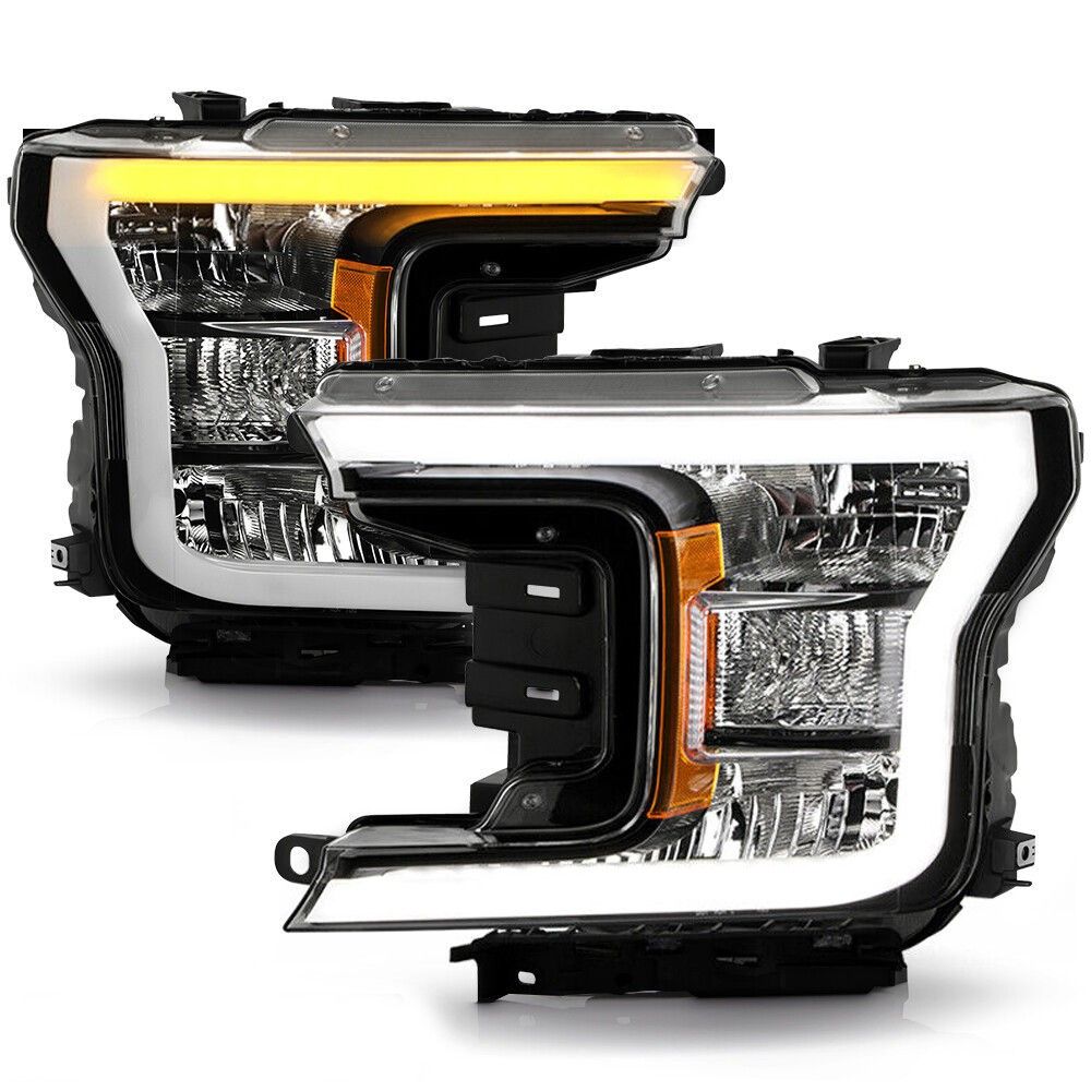 Spyder 2018-2020 Ford F150 LED Tube Switchback Signal Headlights ...