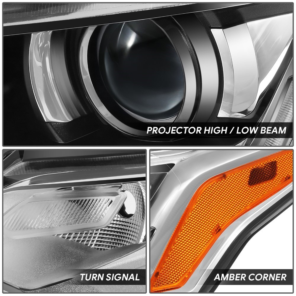 2018-2021 Chevrolet Traverse [HID Model] Chrome OE-Style Projector ...