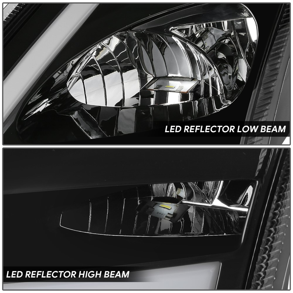 2018-2024 Volvo VN VNL 300 Sequential 3D LED Lightbar Black Clear ...