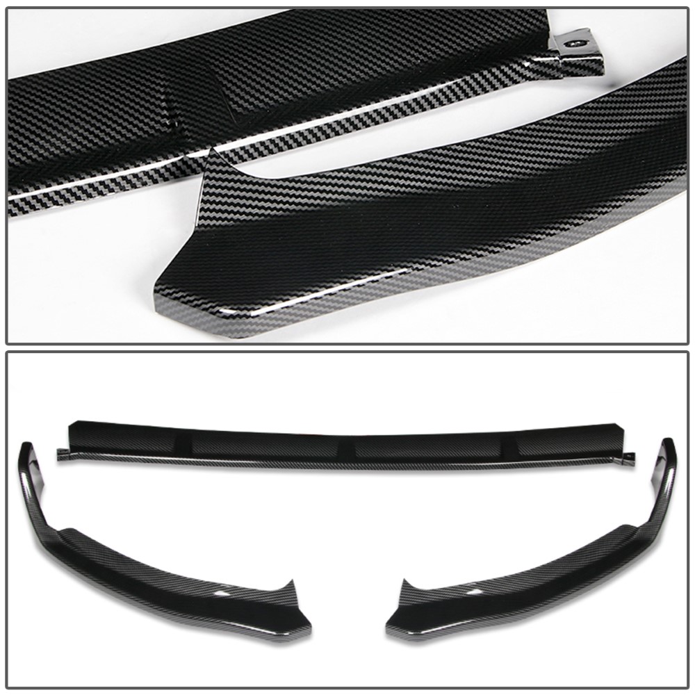 2019-2020 Mercedes-Benz C-Class W205 Front Bumper Lip -3 Pieces Style ...