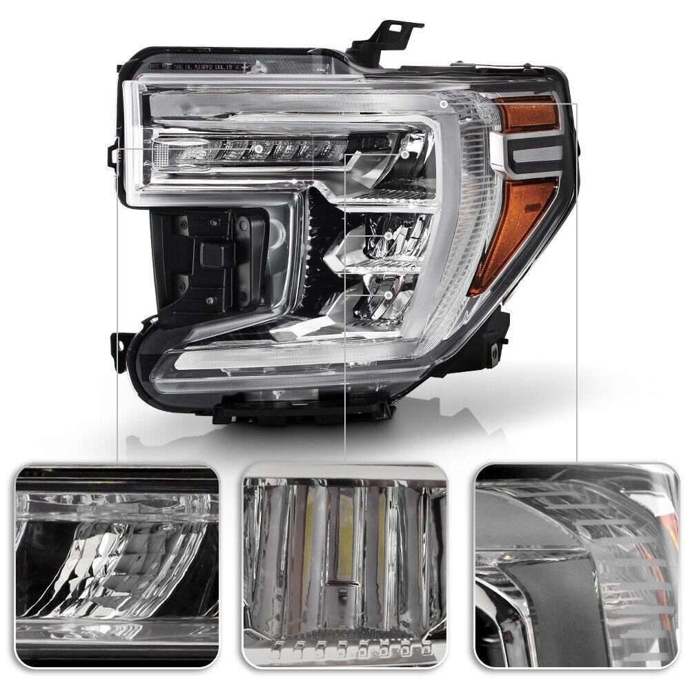 2019-2021 GMC Sierra 1500 w/LED Signal Full LED Headlights - Driver ...