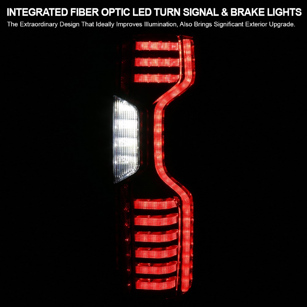 2019-2022 Chevy Silverado 1500 Full LED Strip Tail Lights Brake Lamps ...