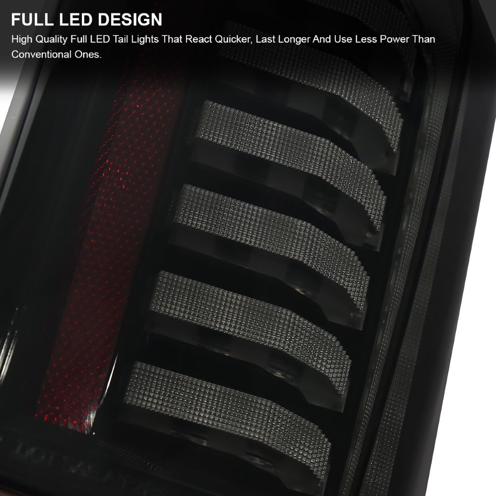 2019-2022 Chevy Silverado 1500 Full LED Strip Tail Lights Brake Lamps ...