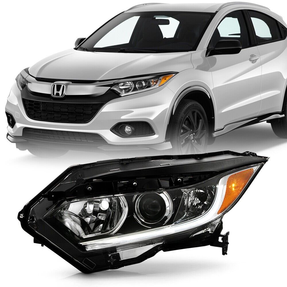 2019-2022 Honda HR-V Halogen Type LED DRL Projector Headlight - Driver Side - HD-JH-HHRV19-OE-L