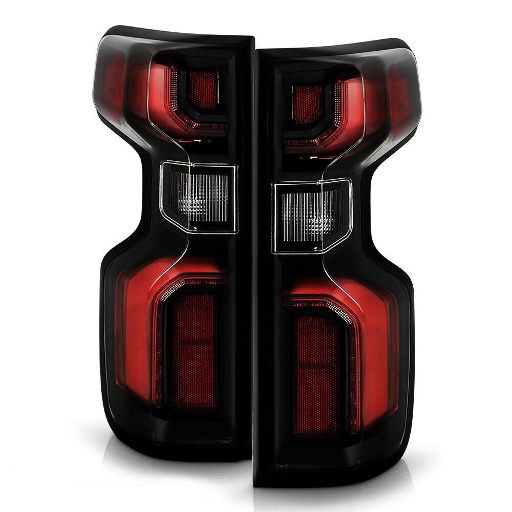 2019-2023 Chevy Silverado 1500 [Incandescent Upgrade] Black LED Tail ...
