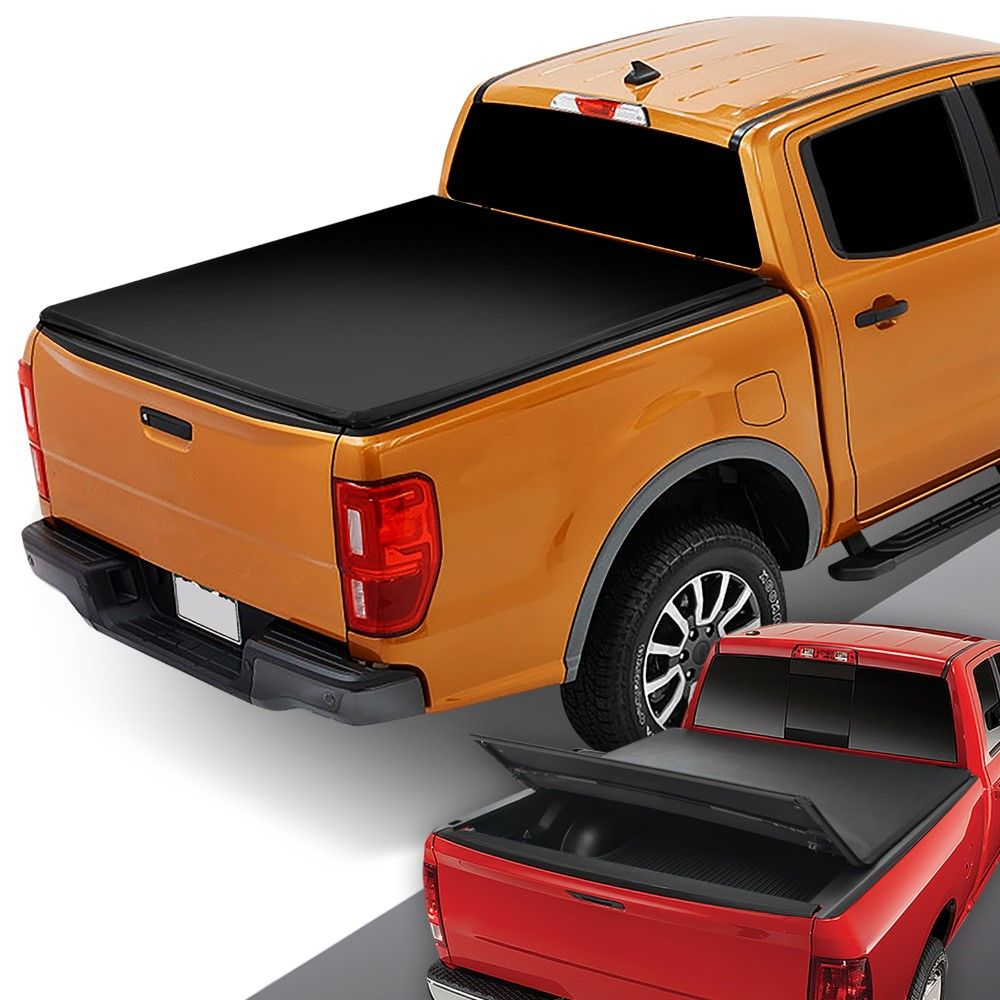 2019-2023 Ford Ranger 5' Truck Bed Vinyl Soft Top Folding Tri-Fold ...