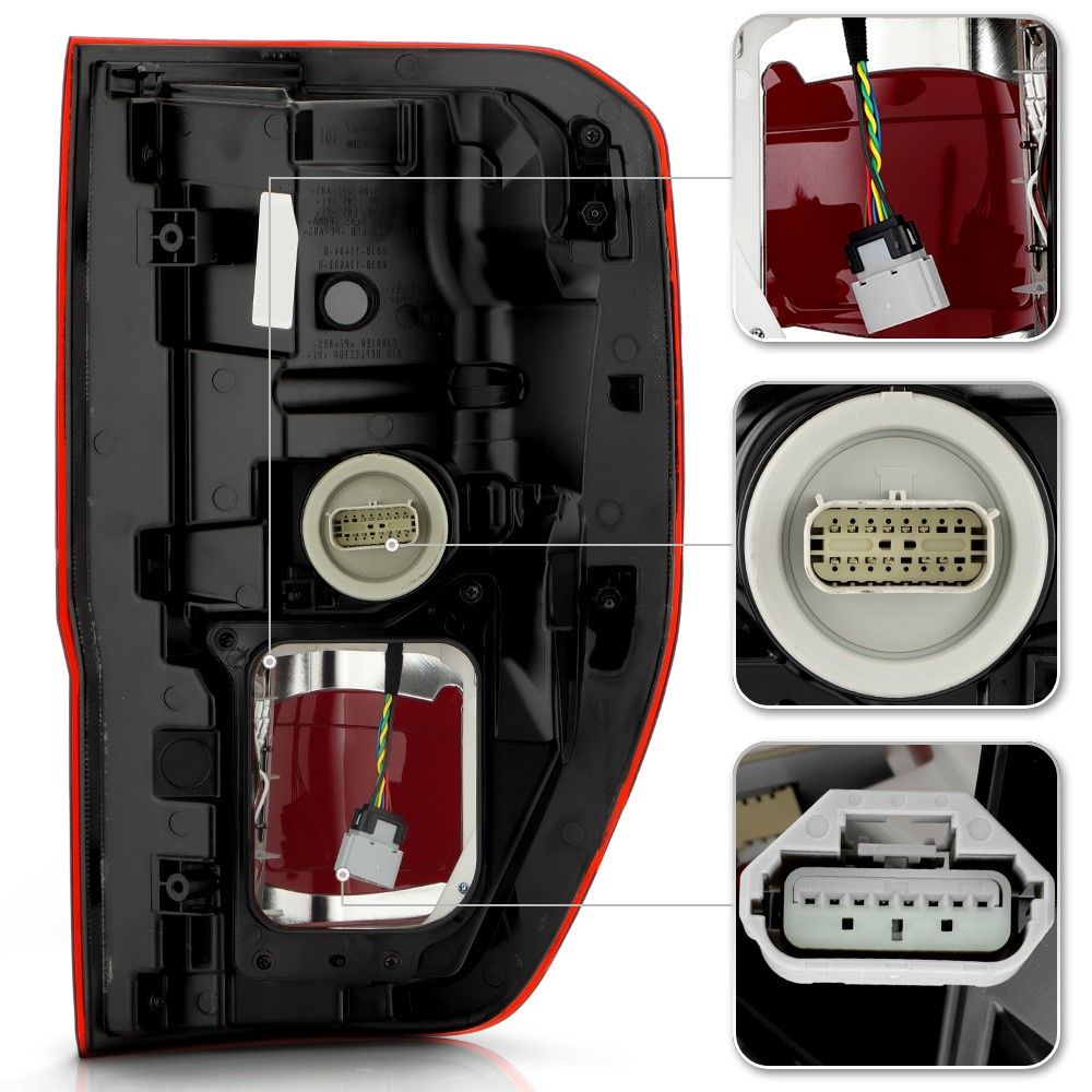 2019-2023 Ford Ranger LED w/ Blind Spot Tail Light Replacement - Driver ...