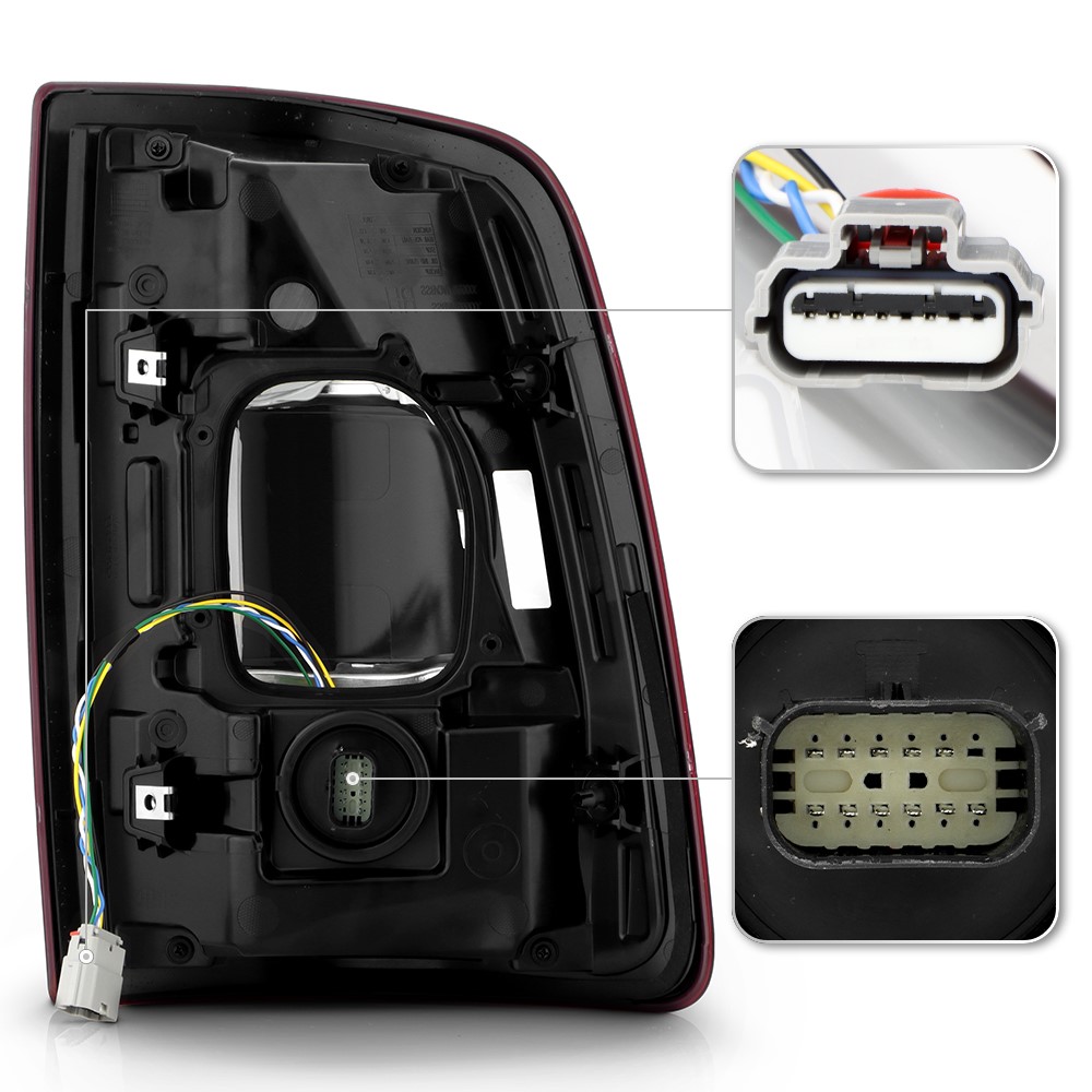 2019-2024 Dodge Ram 2500 3500 OE-Style Black Reflector w/Blind Spot ...