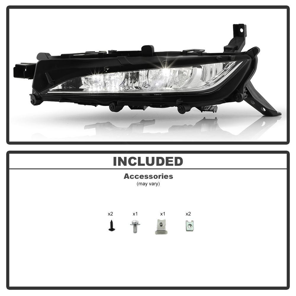 2020-2022 Lexus RX350 RX450 LED Bumper Fog Lights - Driver & Passenger ...