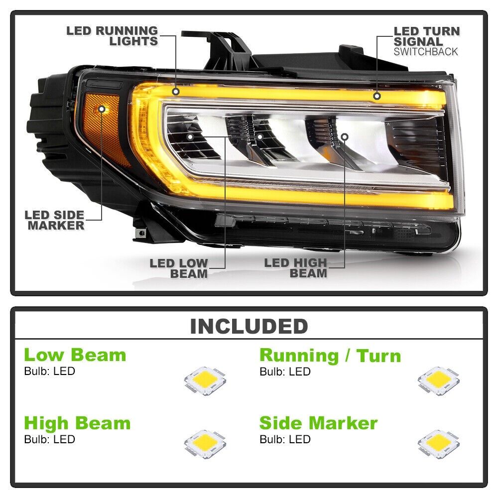 Spyder - 2020-2023 GMC Acadia AT4 Factory LED Headlight Right Passenger ...