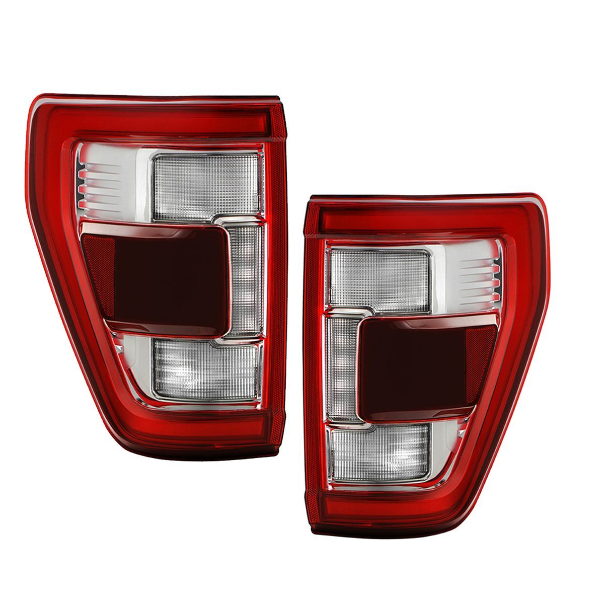 2021-2023 Ford F150 [Blind Spot Model] Chrome Housing Black Full LED ...
