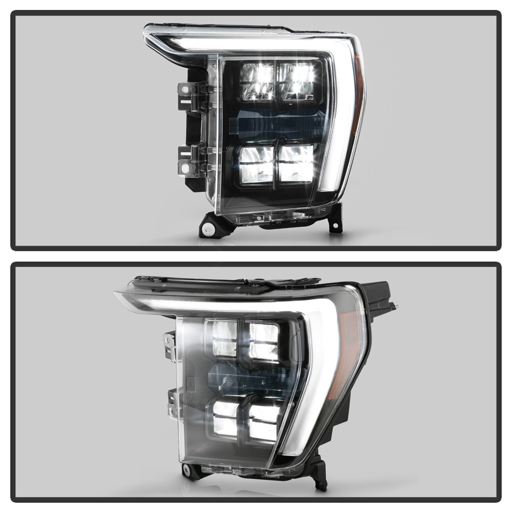 2021-2023 Ford F150 [Halogen Model Upgrade to LED] Quad LED Reflector ...