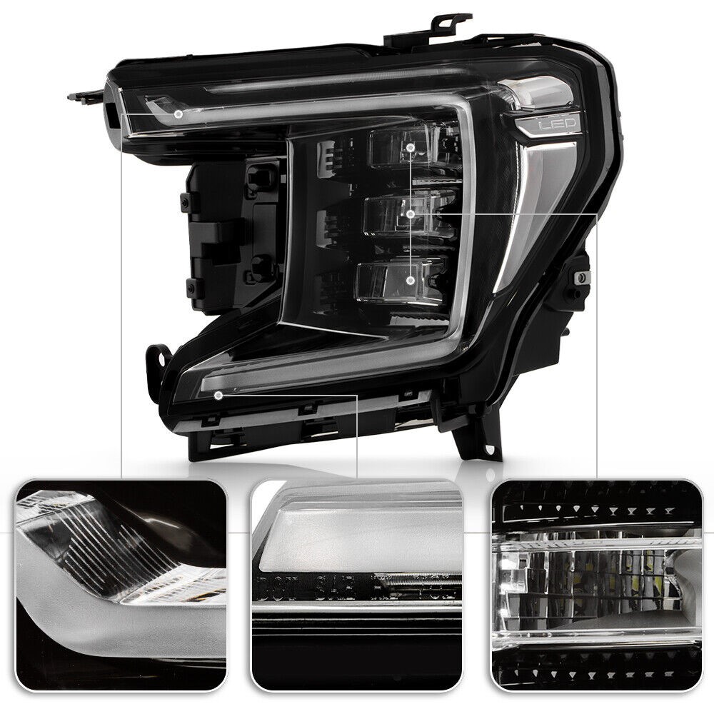 2021-2023 GMC Yukon XL Denali|AT4 Full LED Headlights - Driver + Passenger Set HD-JH-GYD21-FLED ...