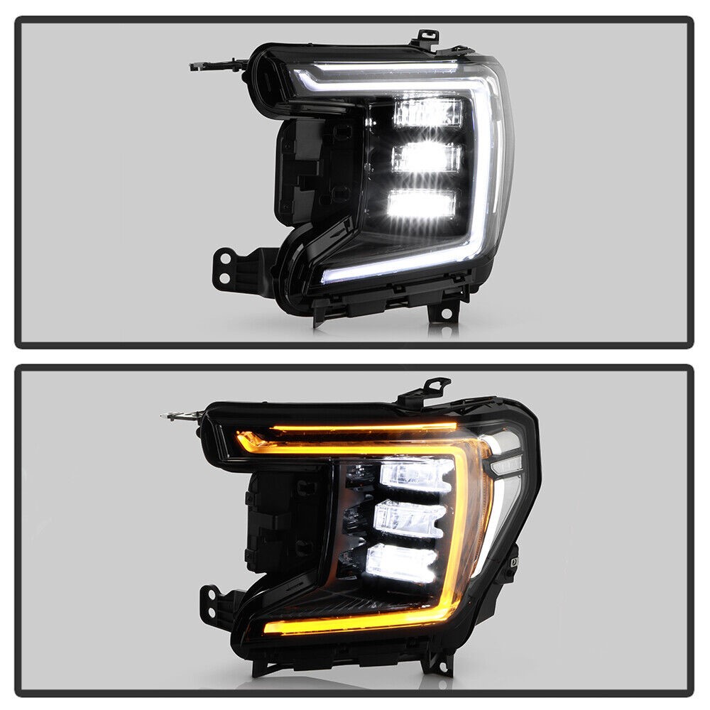 2021-2023 GMC Yukon XL Denali|AT4 Full LED Headlights - Driver + Passenger Set HD-JH-GYD21-FLED ...