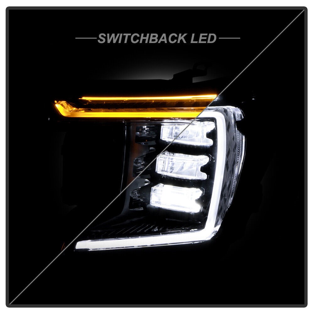 2021-2023 GMC Yukon XL Denali|AT4 Full LED Headlights - Driver + Passenger Set HD-JH-GYD21-FLED ...