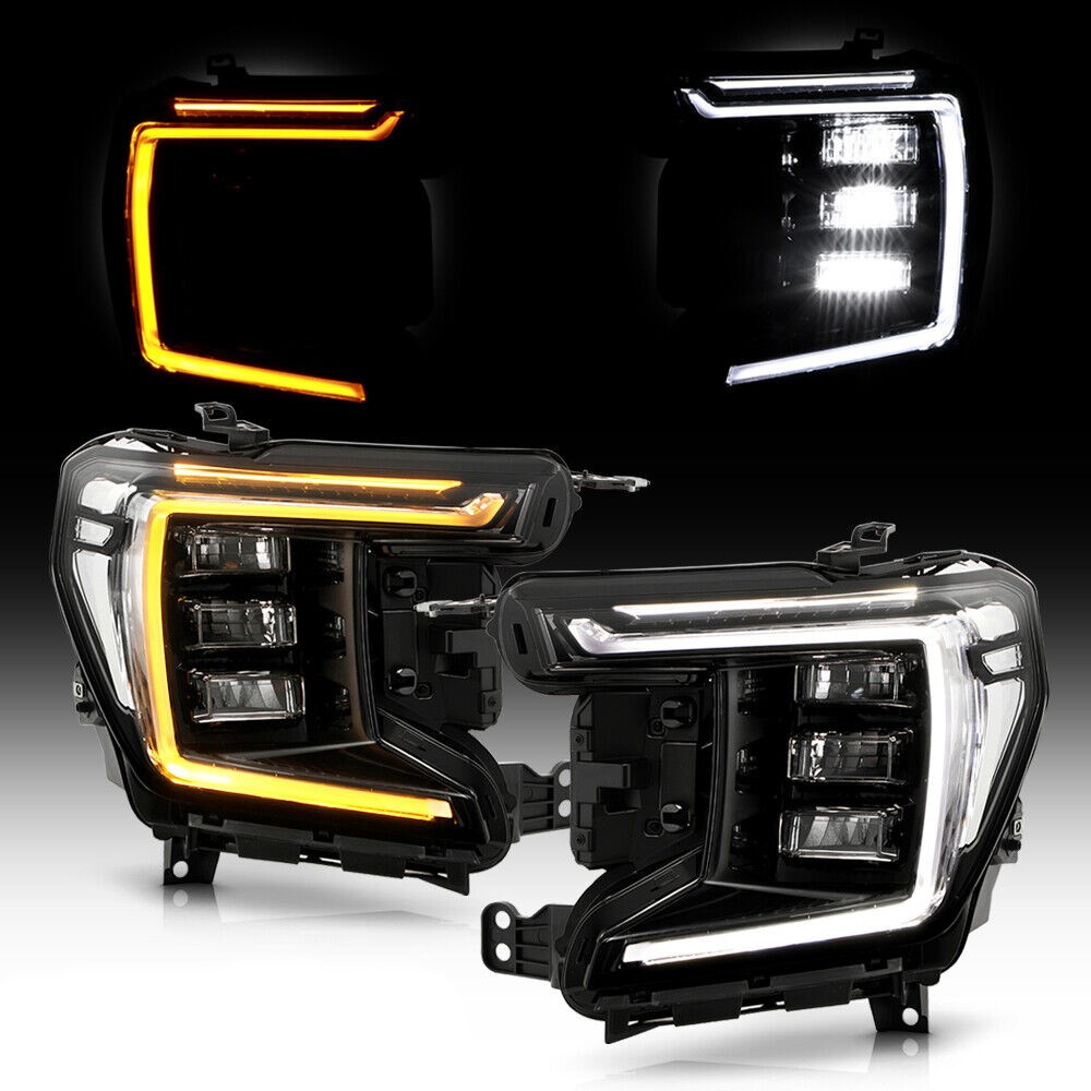 2021-2023 GMC Yukon XL Denali|AT4 Full LED Headlights - Driiver + Passenger Set HD-JH-GYD21-FLED ...