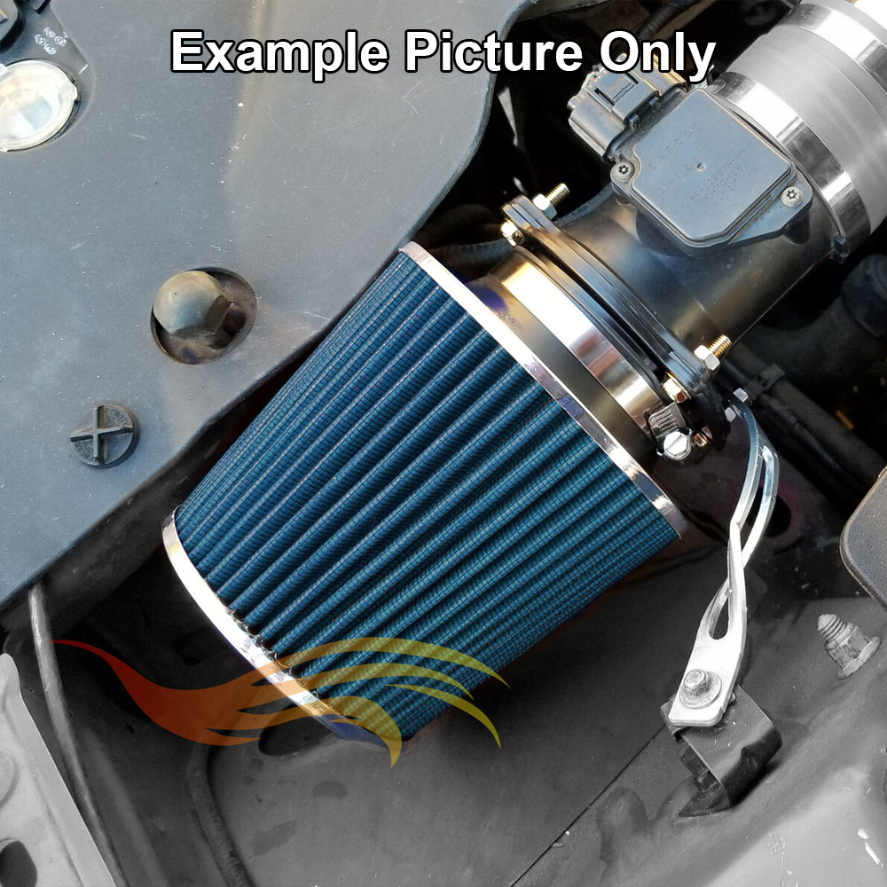 3.5" Cold Air Intake High Flow Racing Truck Car Filter Universal Blue ...
