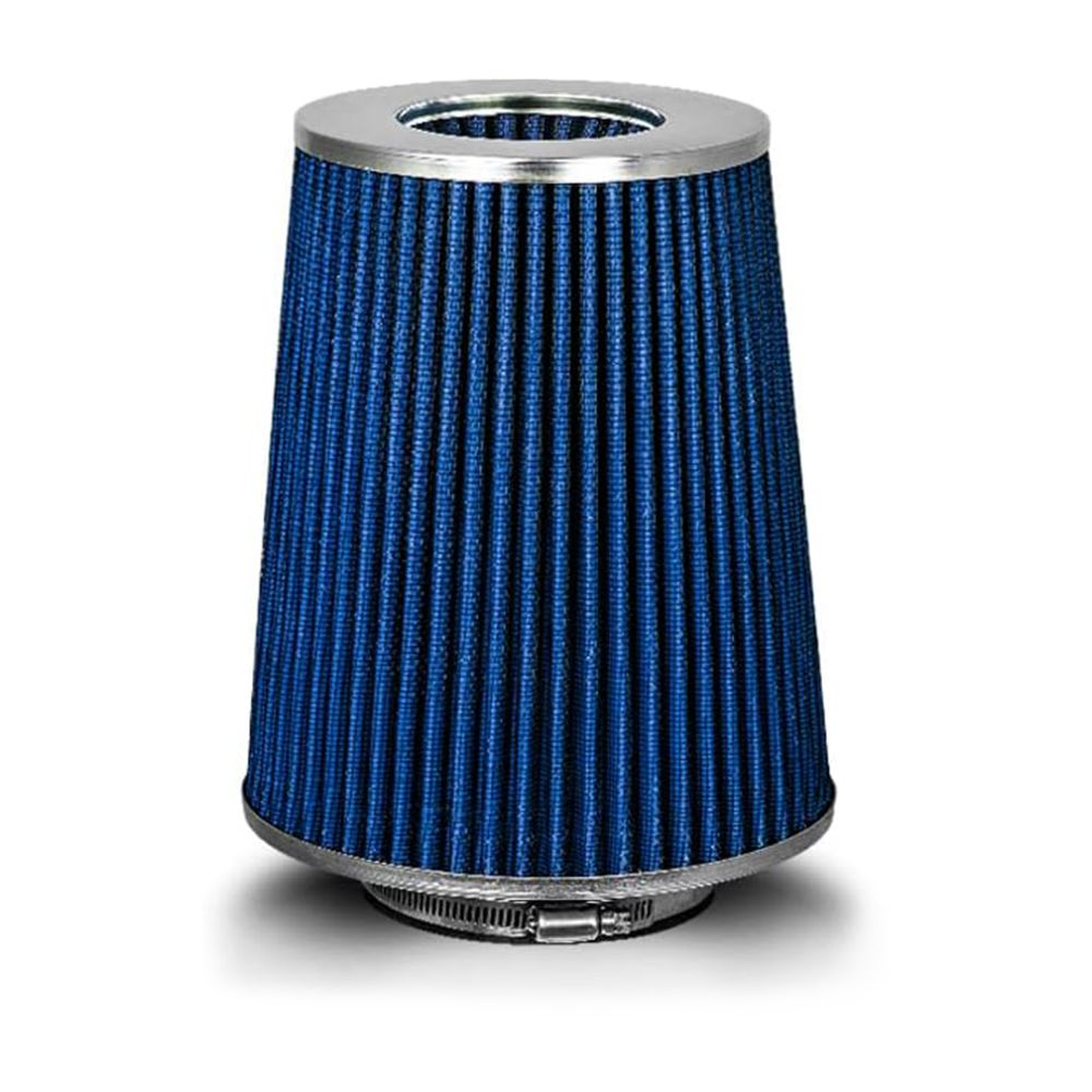 3.5" Cold Air Intake High Flow Racing Truck Car Filter Universal Blue ...